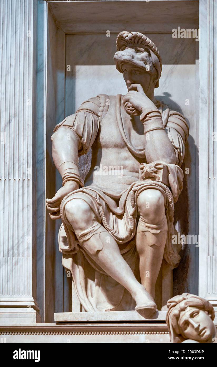 Lorenzo Medici tomb in Medici chapel, Florence, Italy Stock Photo - Alamy