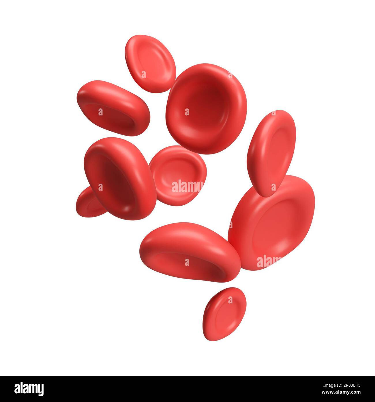 3d flow red blood cells iron platelets erythrocyte. Realistic medical ...