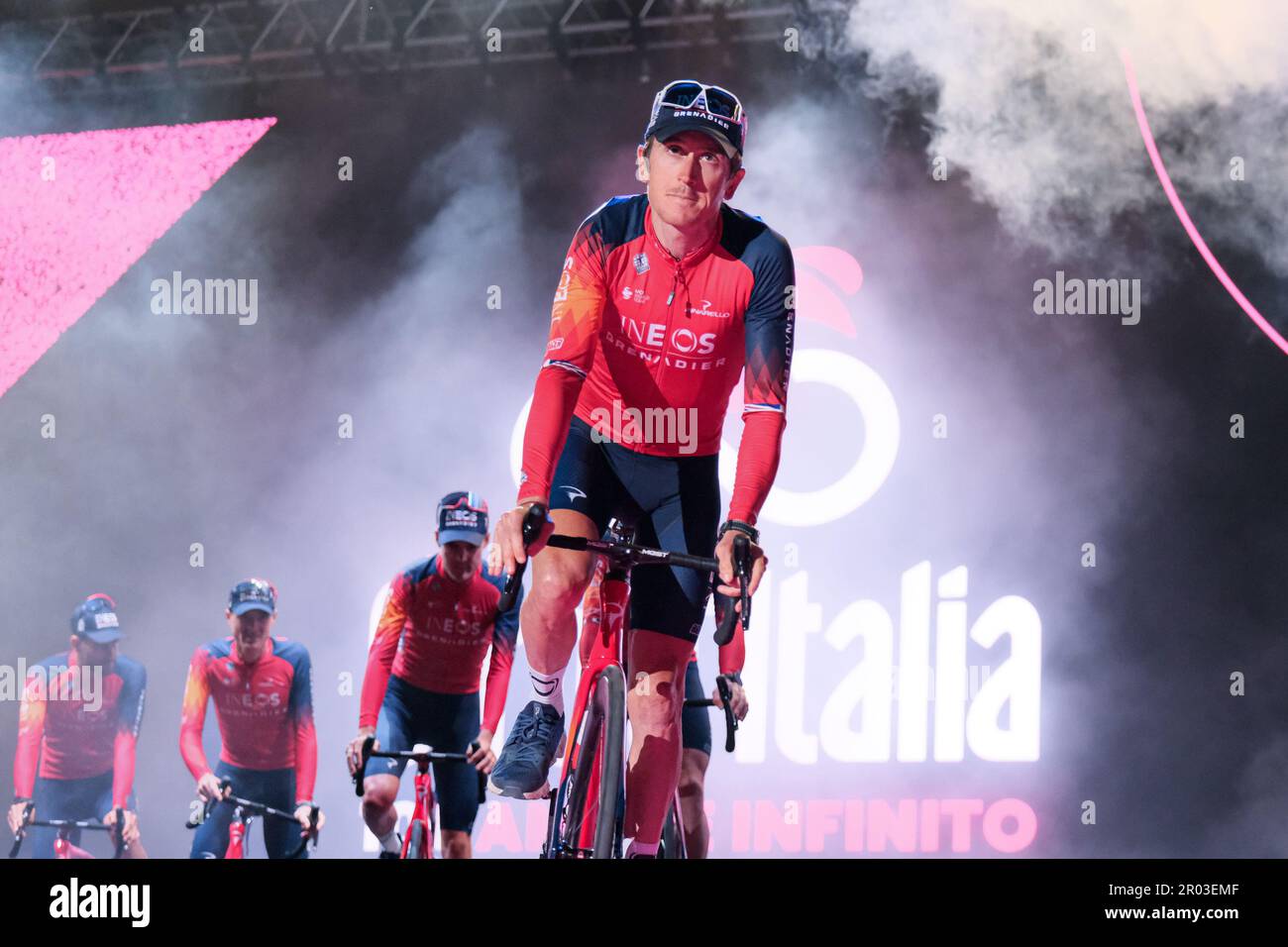 Geraint Thomas of United Kingdom and Team Ineos Grenadiers seen during ...