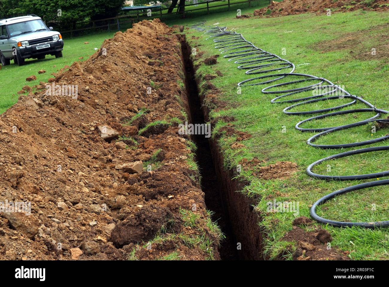 Installing a Ground Heating System to a farmhouse in Gloucestershire ...