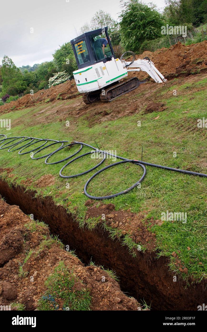 Installing a Ground Heating System to a farmhouse in Gloucestershire ...