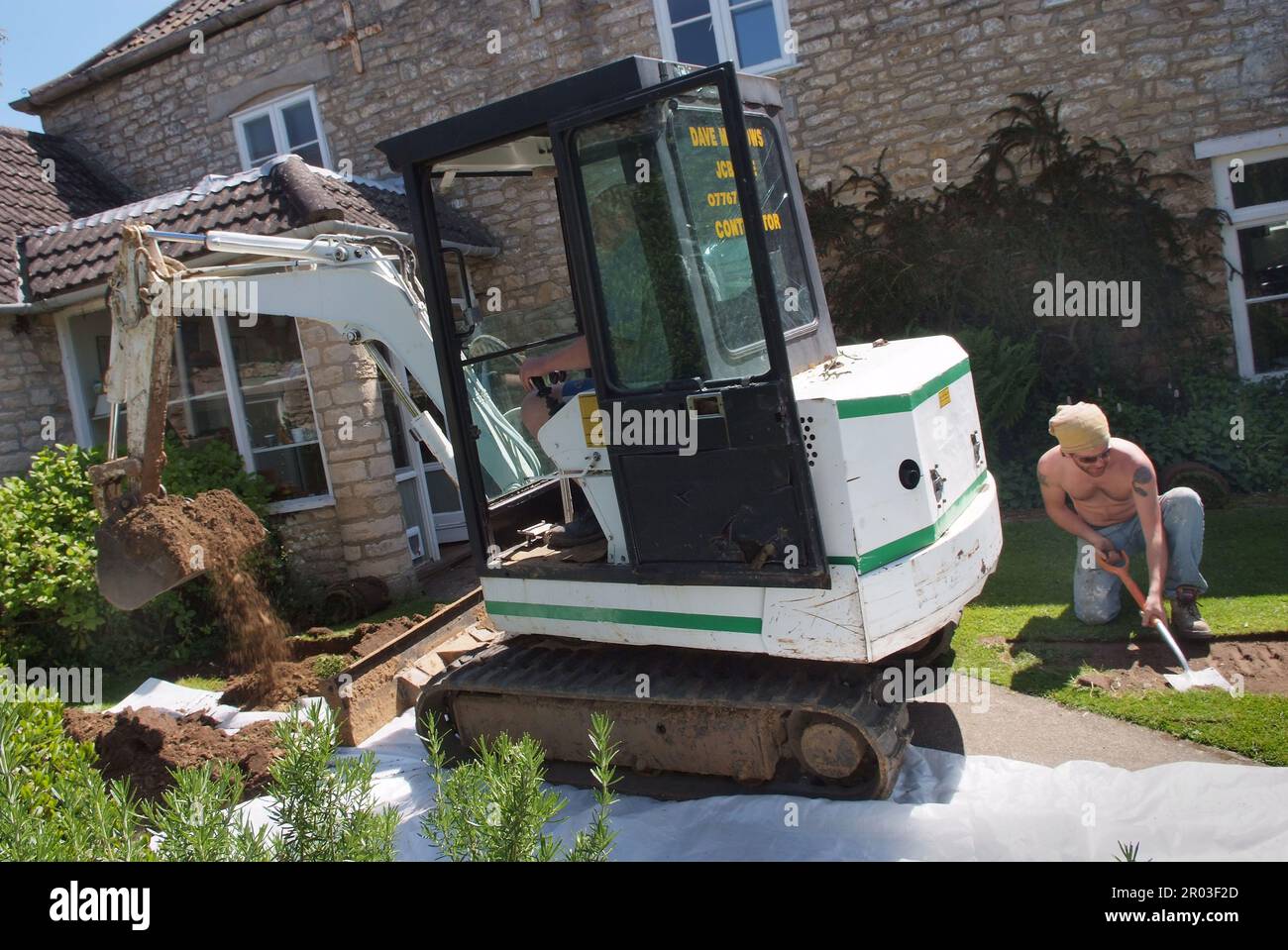 Installing a Ground Heating System to a farmhouse in Gloucestershire ...