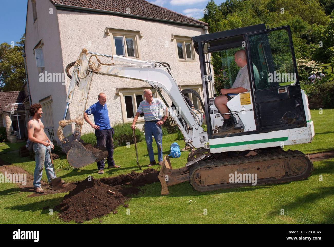 Installing a Ground Heating System to a farmhouse in Gloucestershire ...