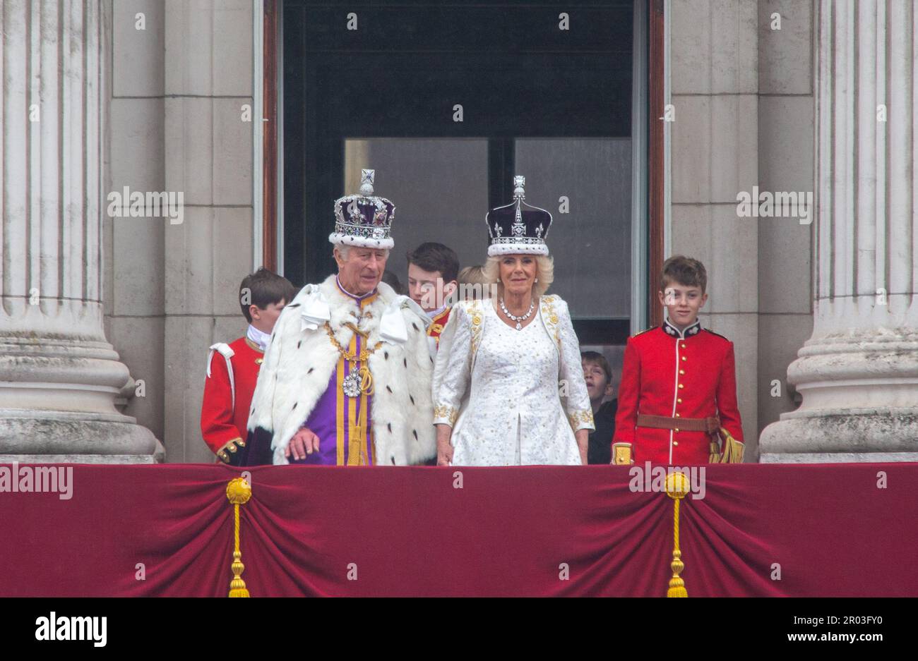 London, England, UK. 6th May, 2023. King CHARLES III and Queen Consort ...