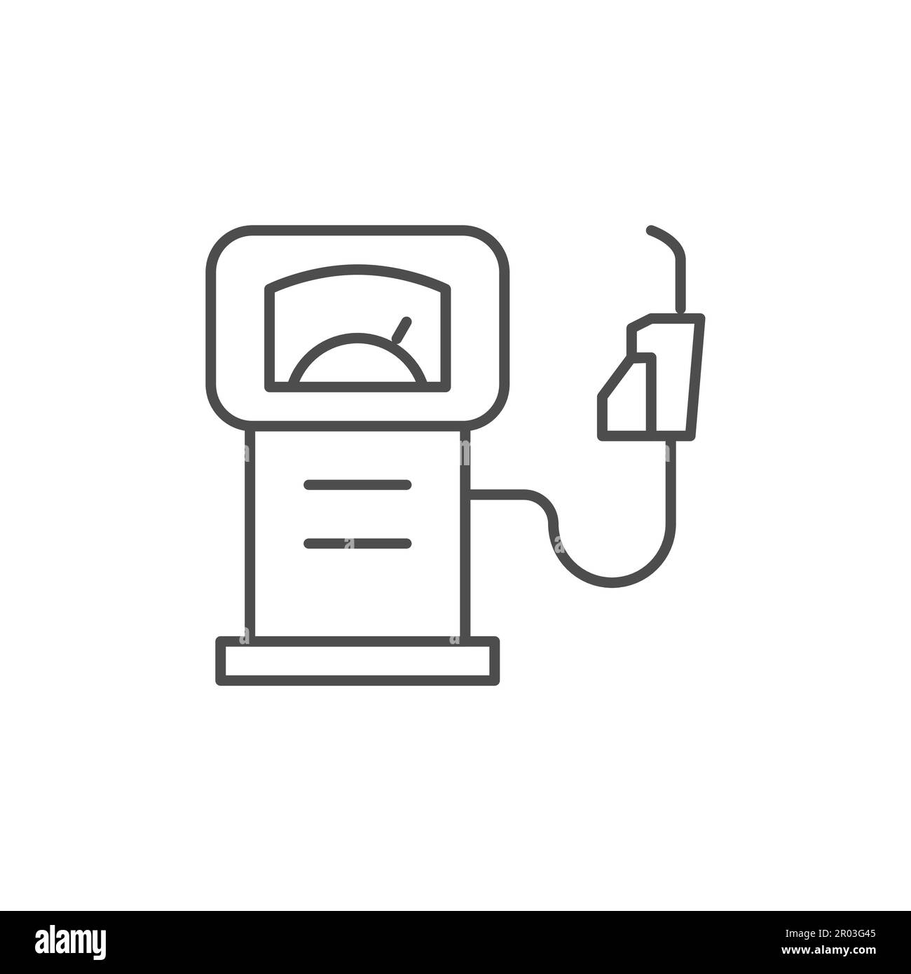 Gasoline station related vector linear icon. Filling station linear ... Gasoline station related vector linear icon. Filling station linear ...