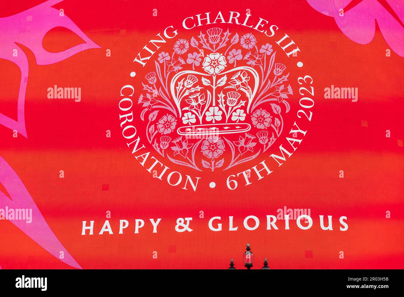 Official king charles iii coronation flag hi-res stock photography and ...