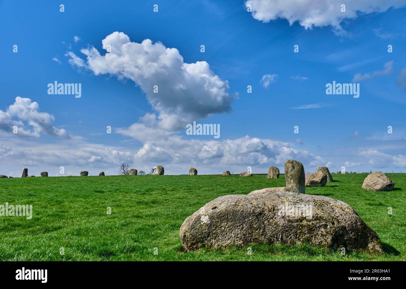 Long Meg and her Daughters Stone Circle, near Little Selkeld, Penrith ...