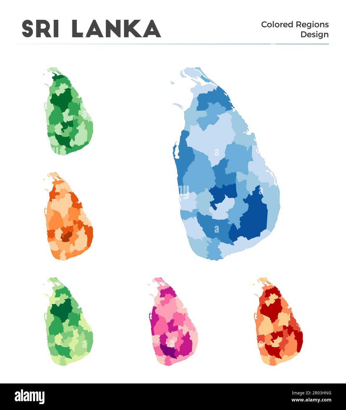 Sri Lanka map collection. Borders of Sri Lanka for your infographic ...