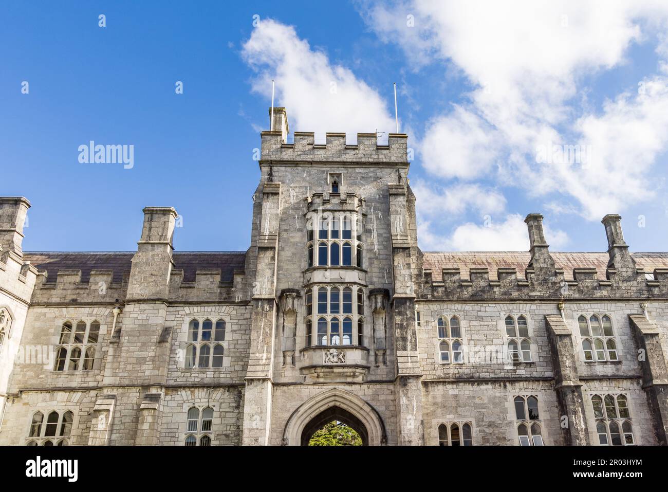 Main building University College Cork Munster province in Ireland ...