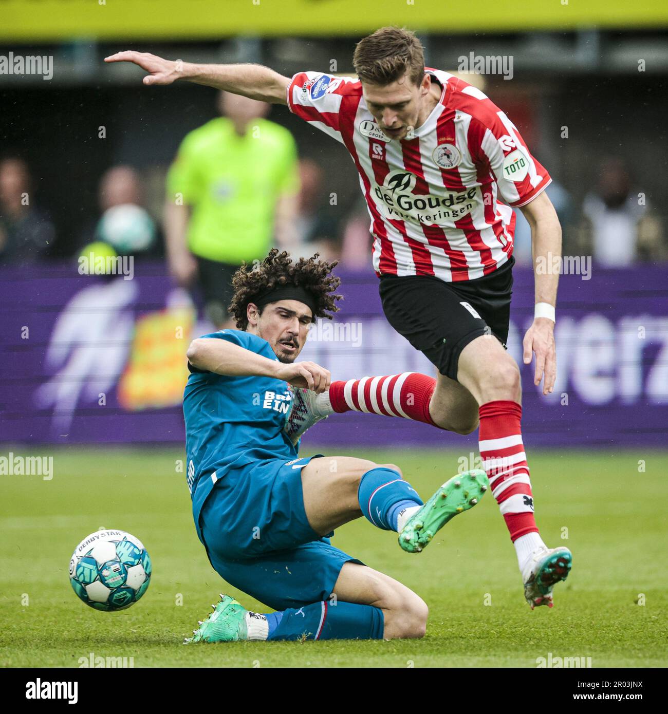 ROTTERDAM - (l-r) Andre Ramalho of PSV Eindhoven, Tobias Lauritsen of ...