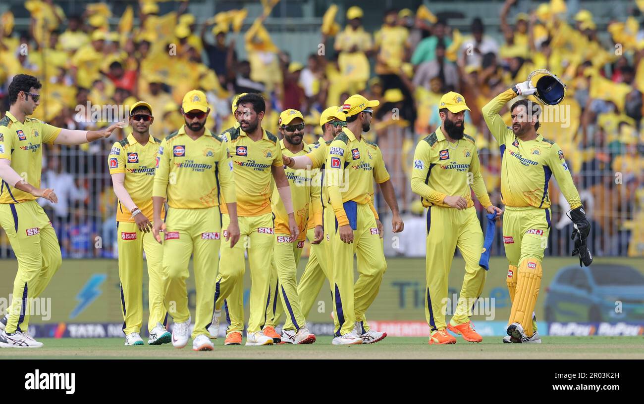 Chennai super kings team hi-res stock photography and images - Alamy