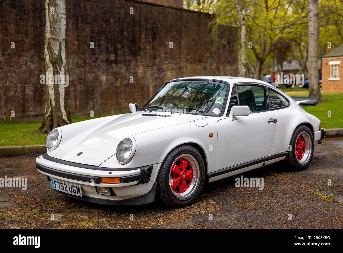 1988 Porsche Carrera CS, on display at the April Scramble held at the ...
