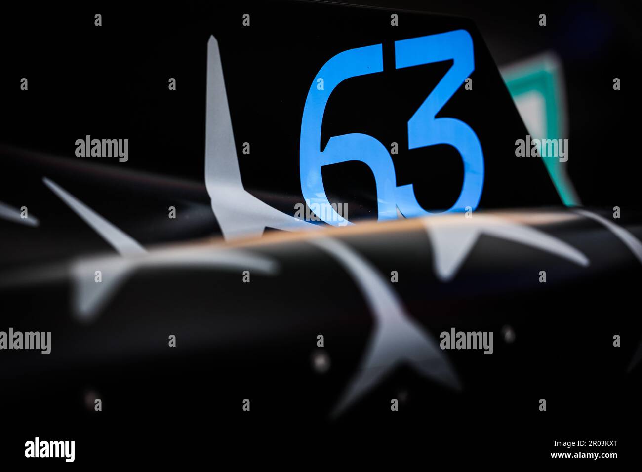 Mercedes AMG F1 Team W14, mechanical detail engine cover during the ...