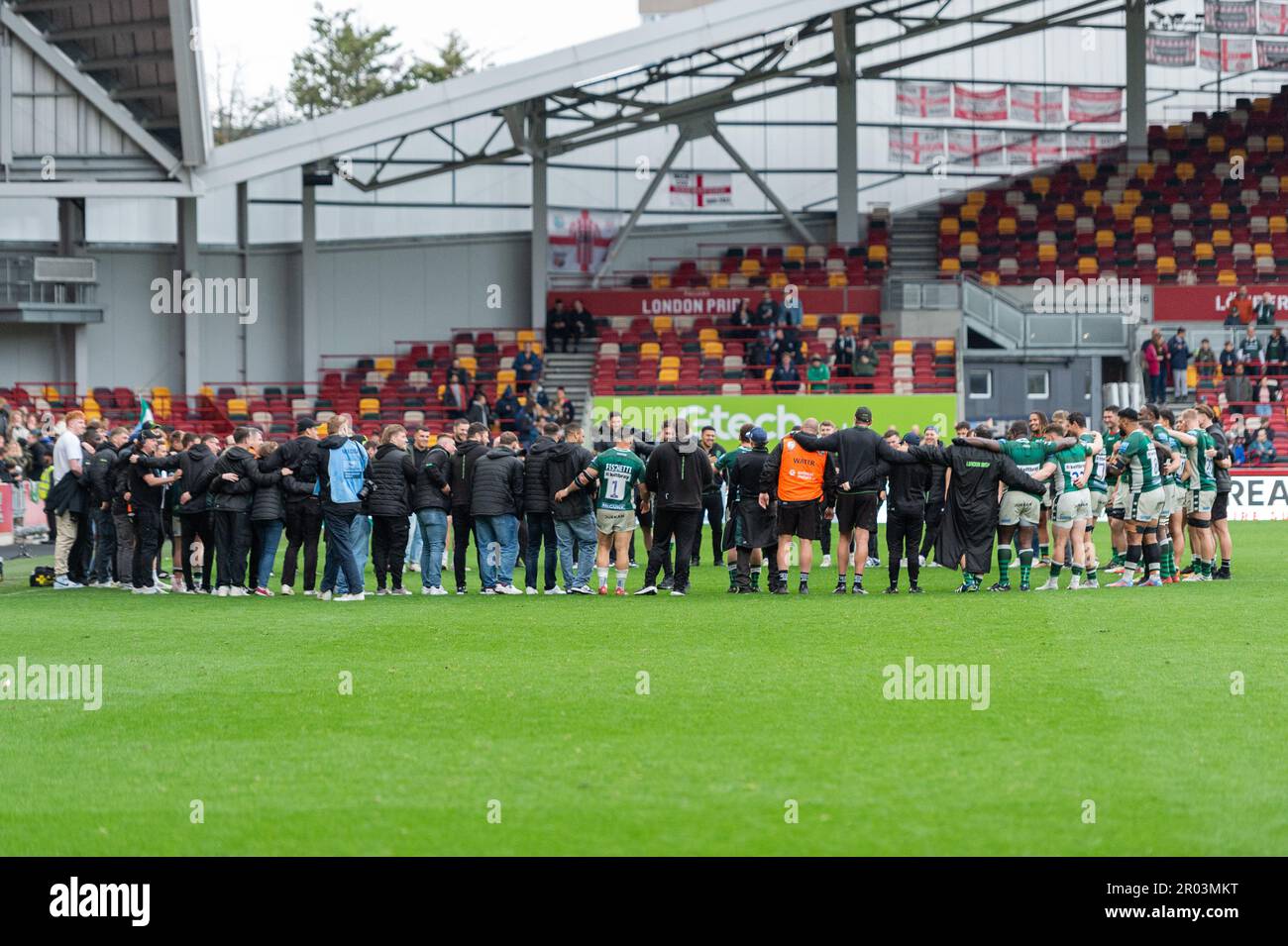 during the Gallagher Premiership Rugby match between London Irish and ...