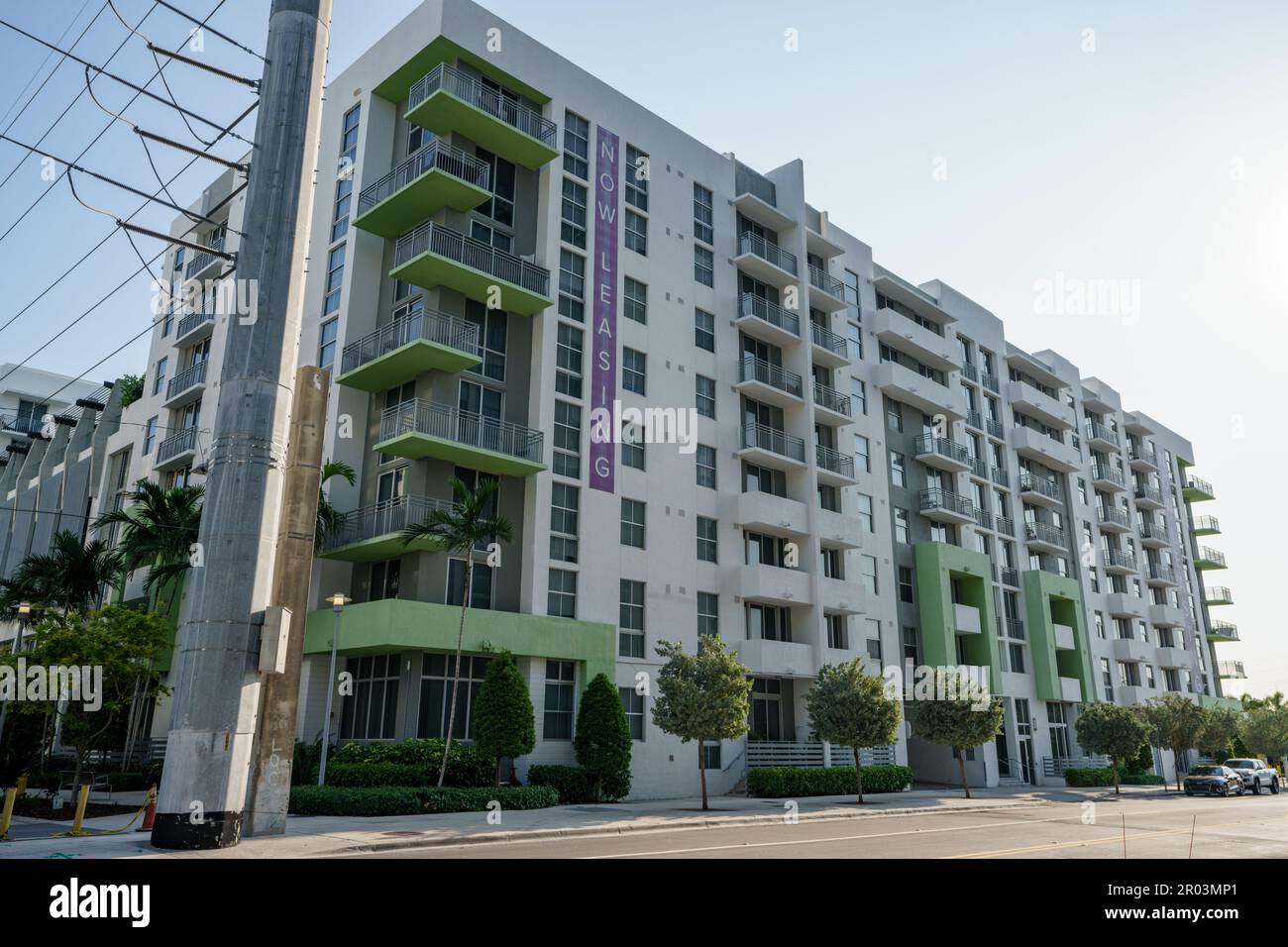 Coral Gables Miami, FL, USA - May 6, 2023: Photo of rental apartments ...