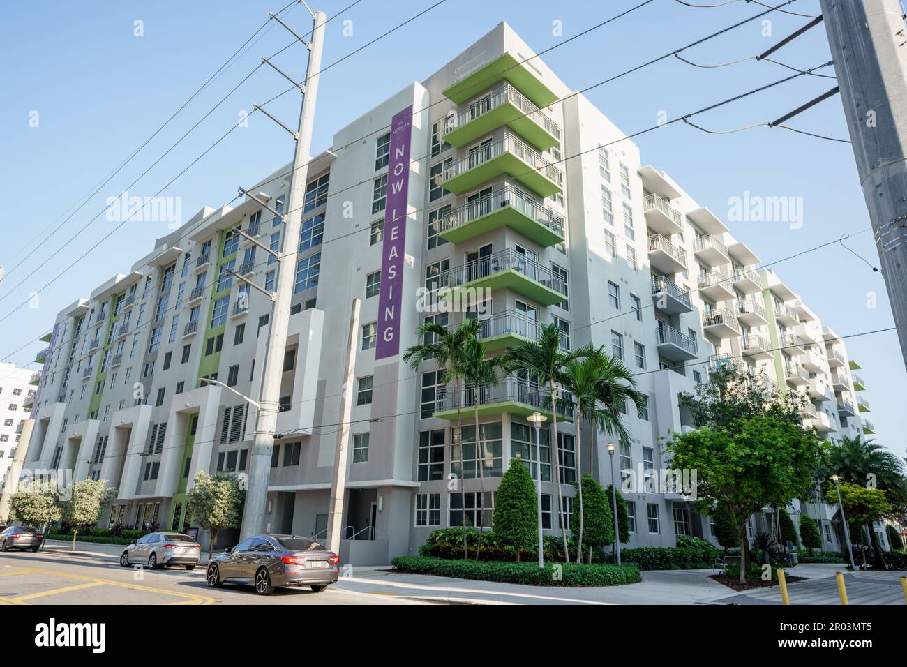 Coral Gables Miami, FL, USA - May 6, 2023: Photo of rental apartments ...