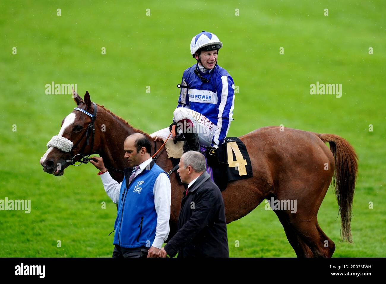 Jockey Oisin Murphy celebrates on Teumessias Fox after winning the ...