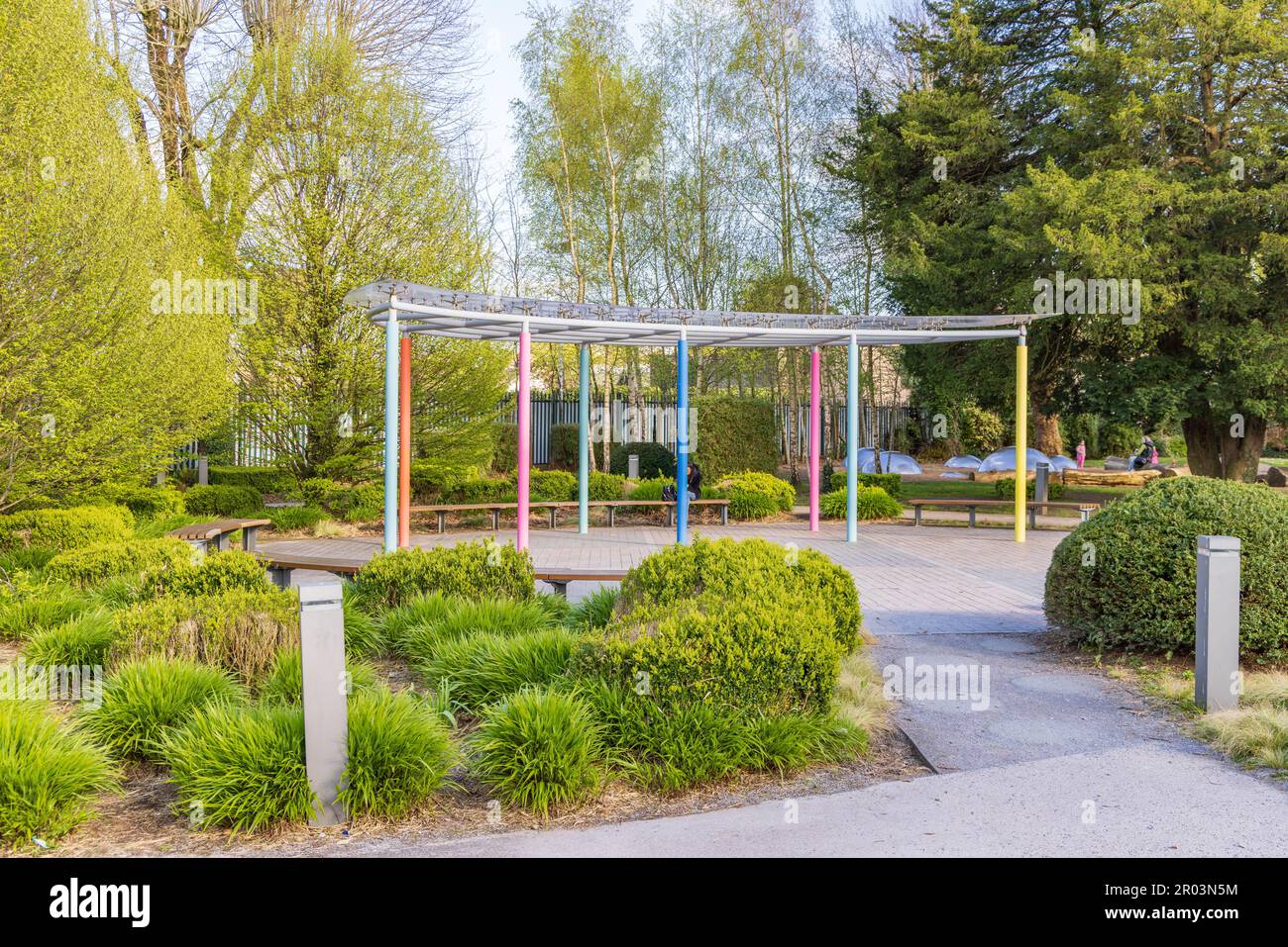 Garden sculpture in Fitzgerald's park in Cork Munster province in ...
