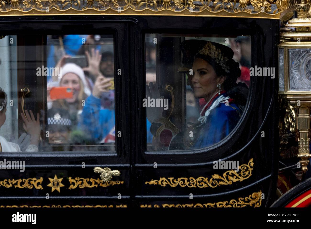 London, UK. 06th May, 2023. Kate, Princess of Wales, is seen in one of ...