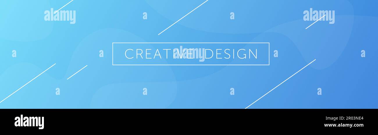 Vector blue banner abstract background Stock Vector Image & Art - Alamy