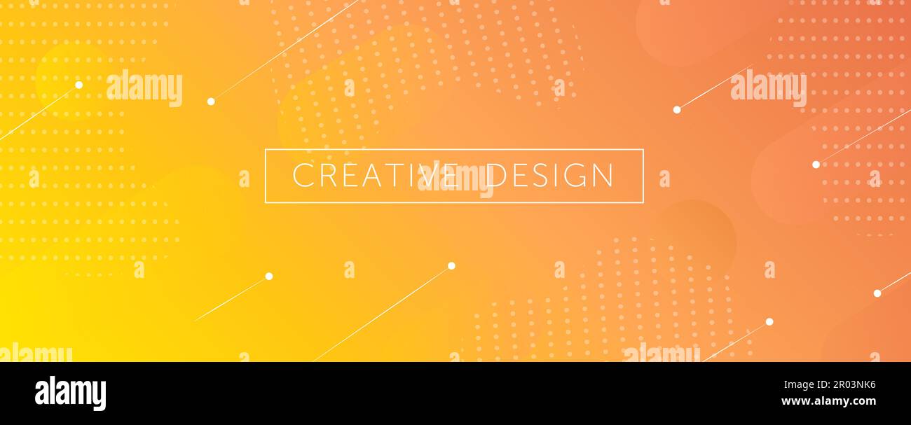 Vector orange banner abstract background Stock Vector Image & Art - Alamy
