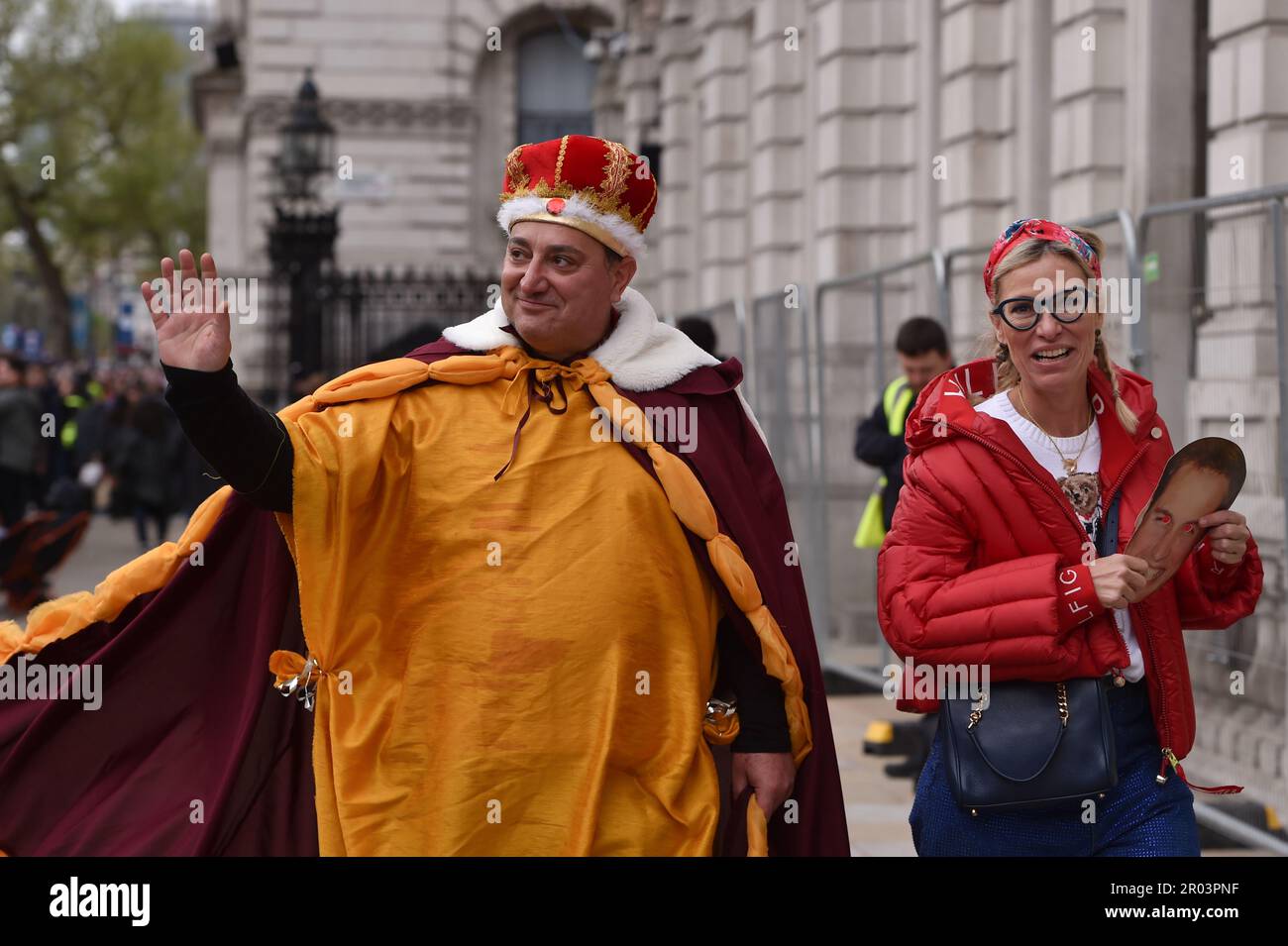 London, England, UK. 6th May, 2023. Royal Fans await King Charles III ...