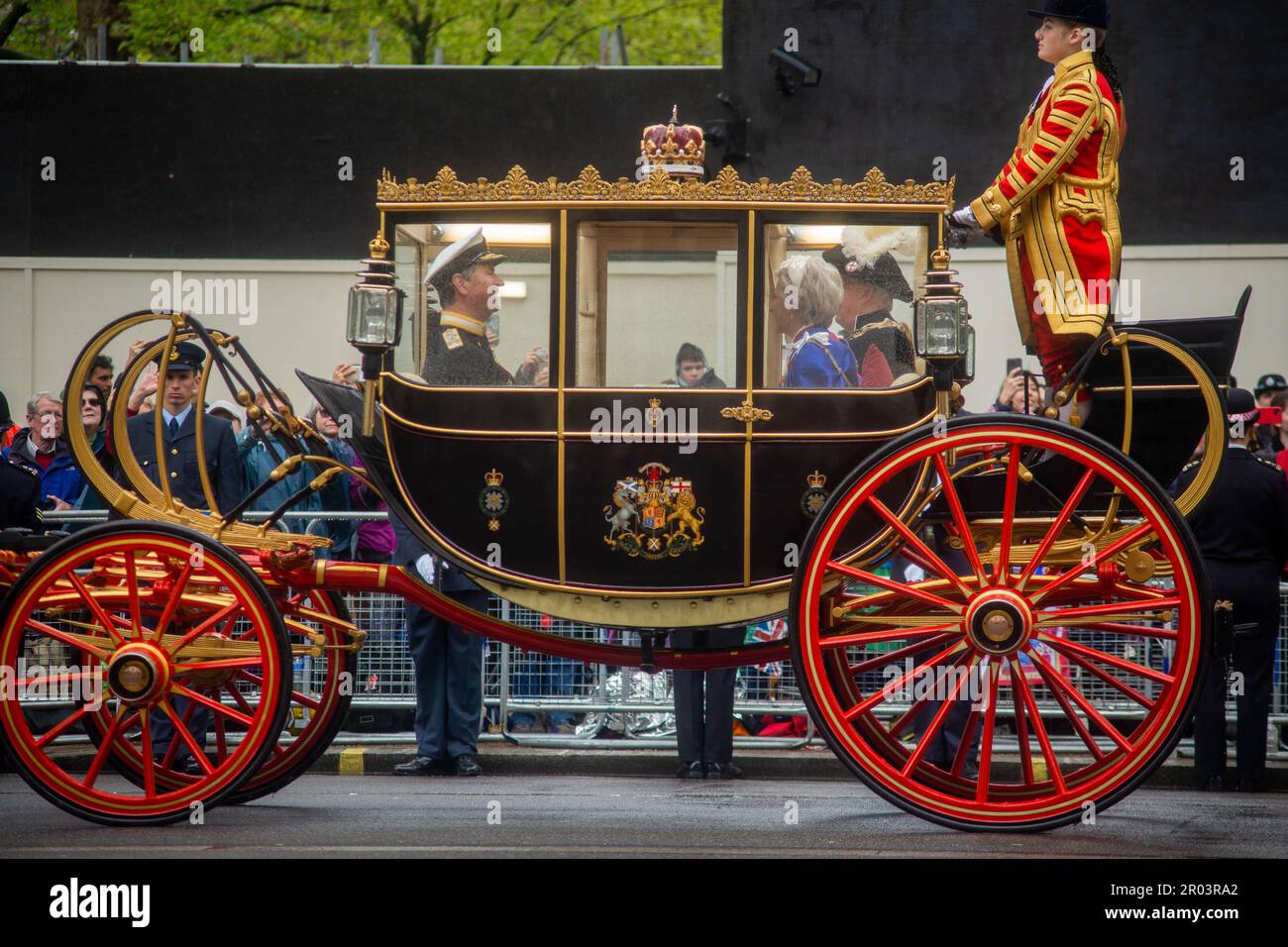 6th May 2023. London, UK. King Charles III Coronation Procession with ...