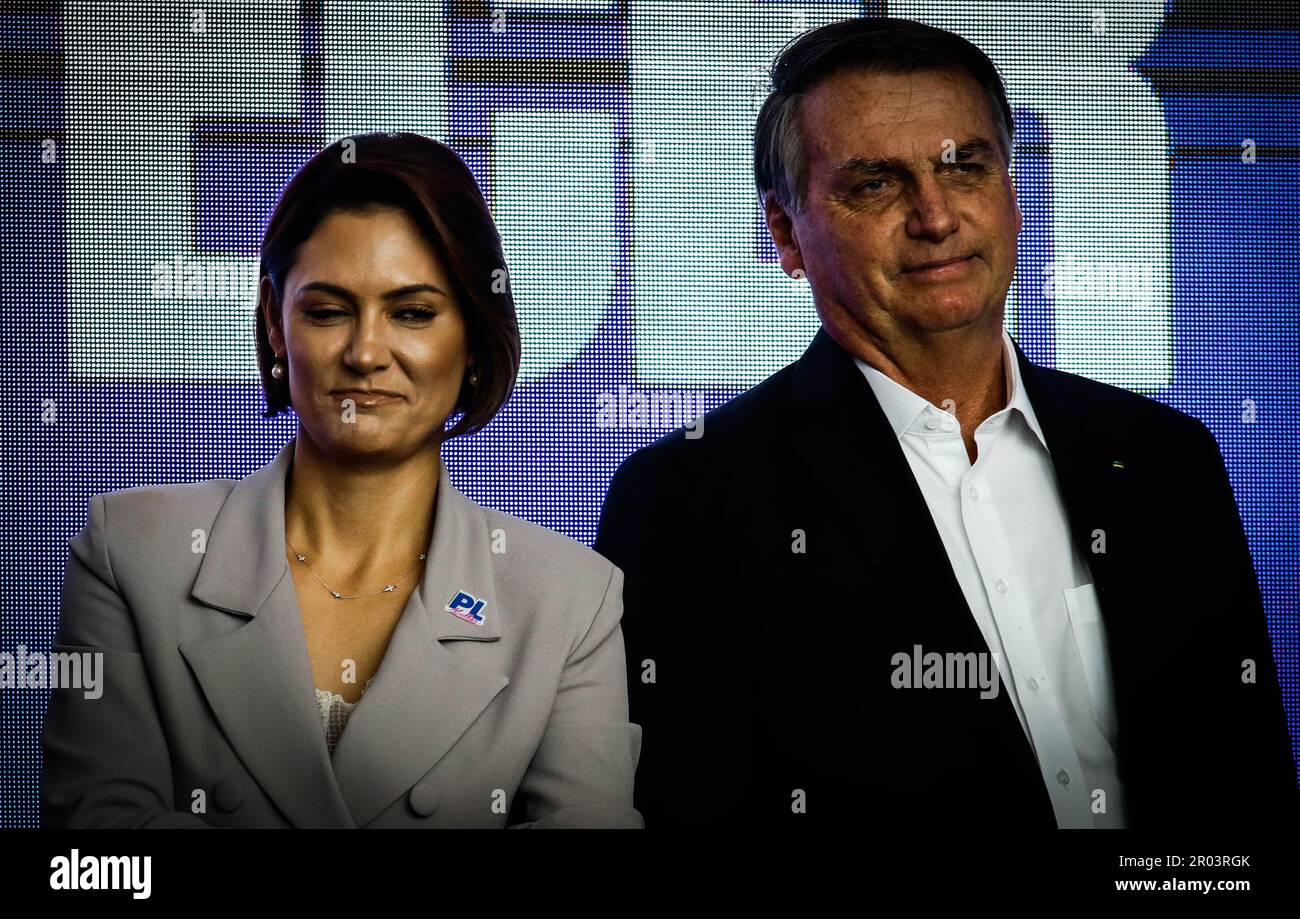 SÃO PAULO, SP - 06.05.2023: MICHELLE BOLSONARO PARTICIPA DE EVENTO SP ...