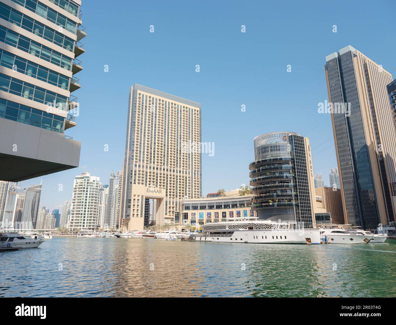 Dubai, United Arab Emirates, March 23, 2023: Dubai Marina View ...