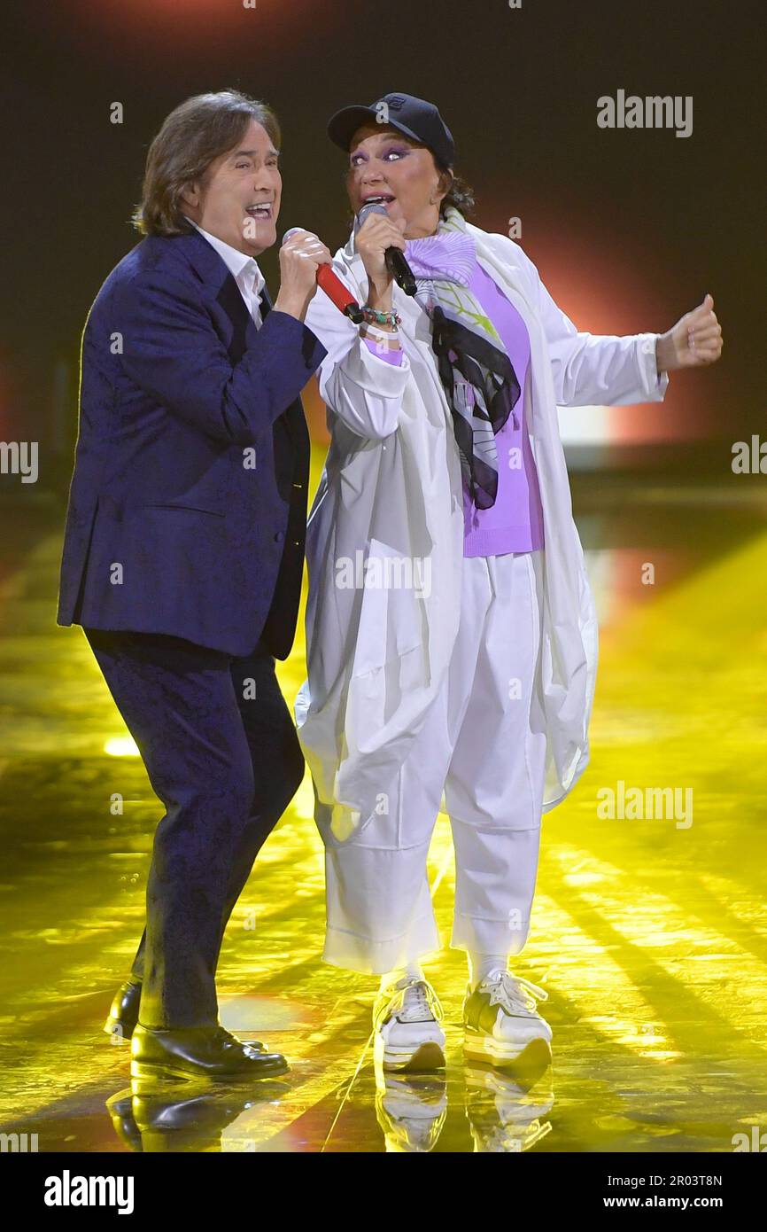 Rome, Italy. 05th May, 2023. I Ricchi e Poveri attends the second ...