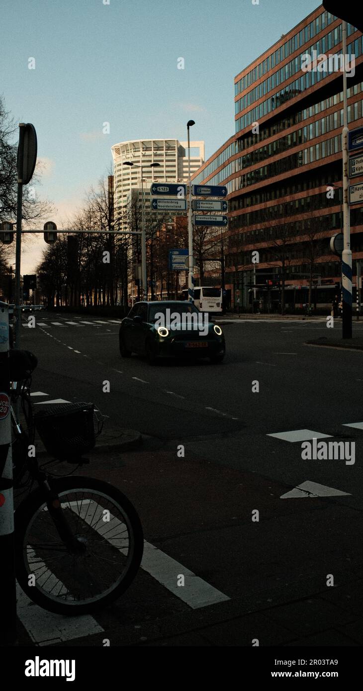 Vintage Style Street Photography Rotterdam Stock Photo - Alamy
