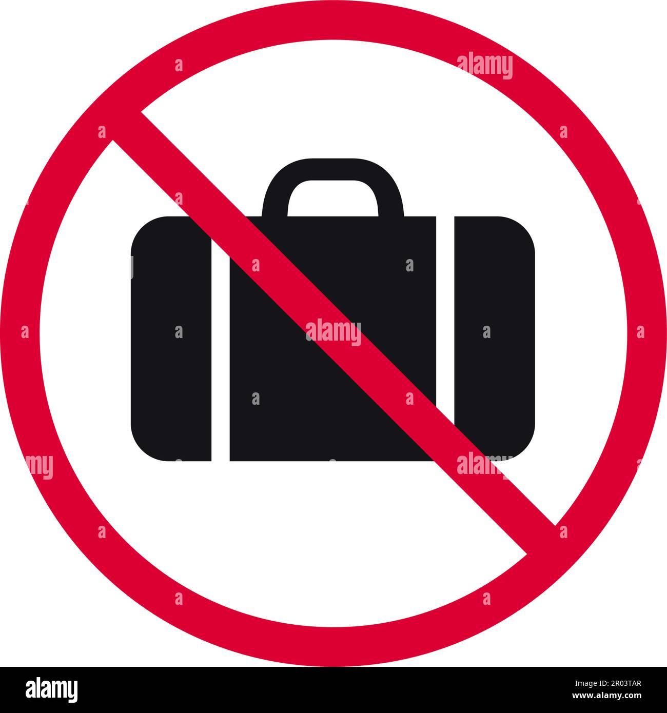 Luggage restriction Cut Out Stock Images & Pictures - Alamy