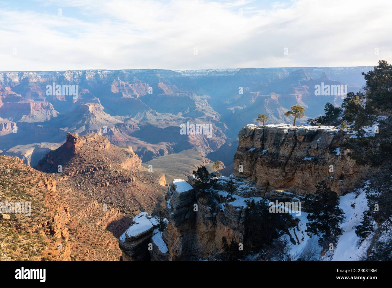 View of the Grand Canyon from Hermits Rest. Grand Canyon National Park ...