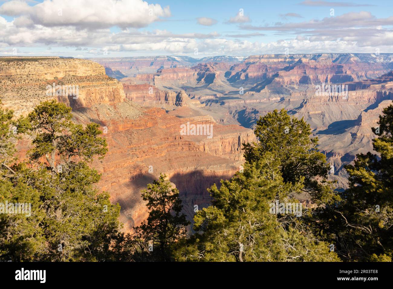 View of the Grand Canyon from Hermits Rest. Grand Canyon National Park ...