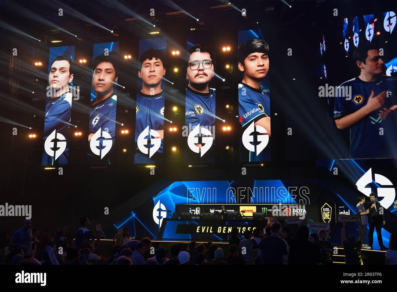 Berlin, Germany. 06th May, 2023. ESL One Berlin Dota 2 Major. The team of the North American e ...