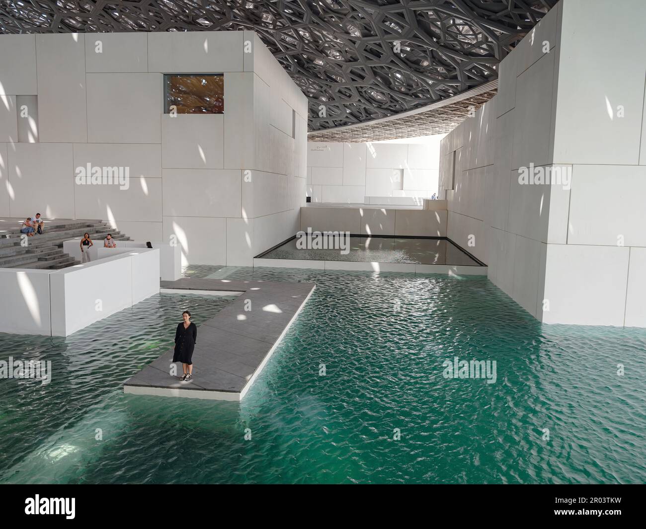 Abu Dhabi, UAE - March 21, 2023 : Louvre Museum in Abu Dhabi, United ...