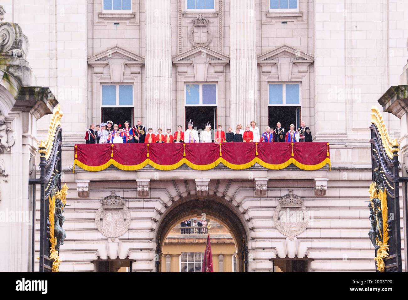 London, UK. 6 May 2023. The Duke of Edinburgh, the Earl of Wessex, Lady ...