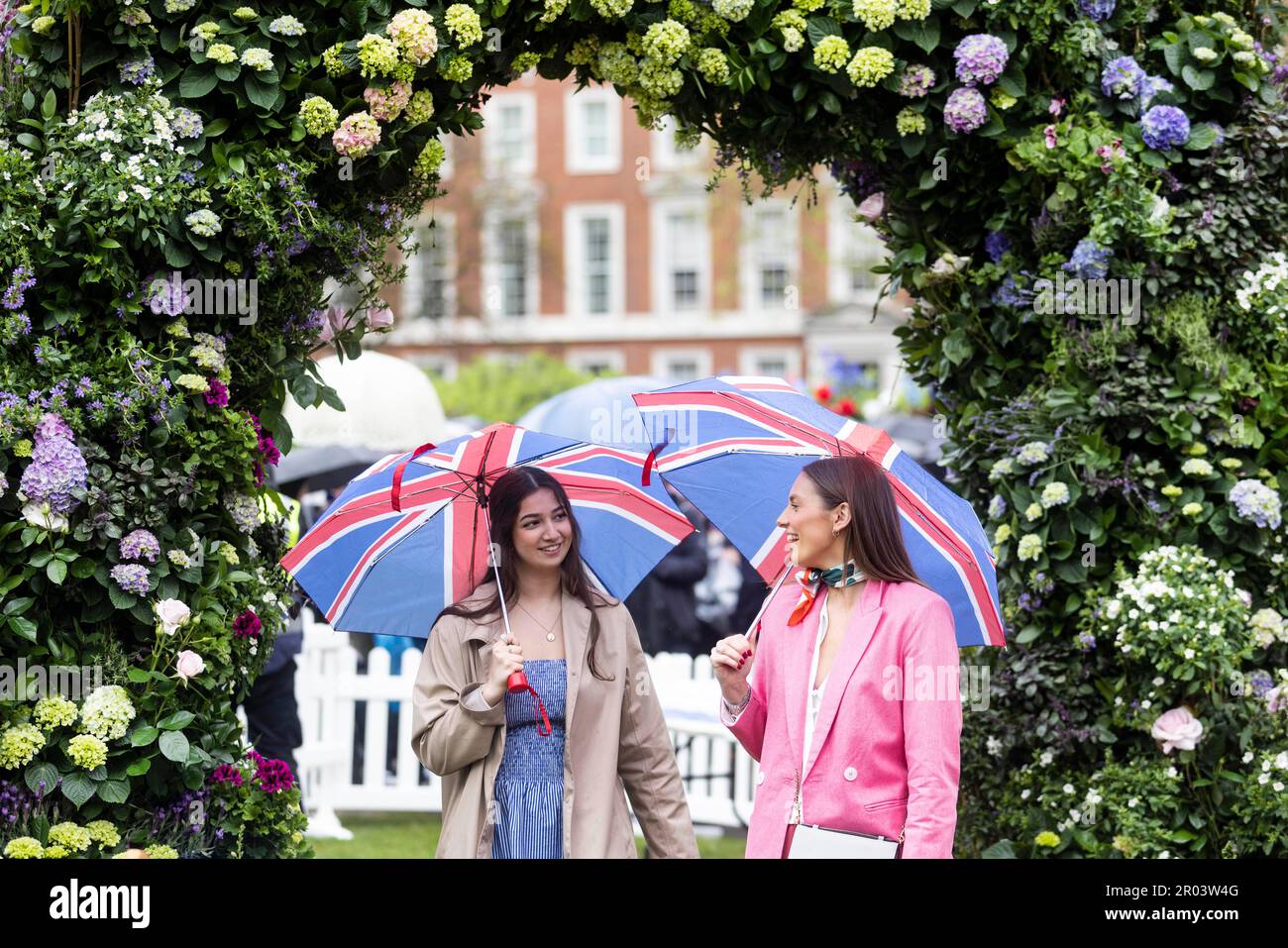 EDITORIAL USE ONLY Bella and Ellie from London at the public at the ...