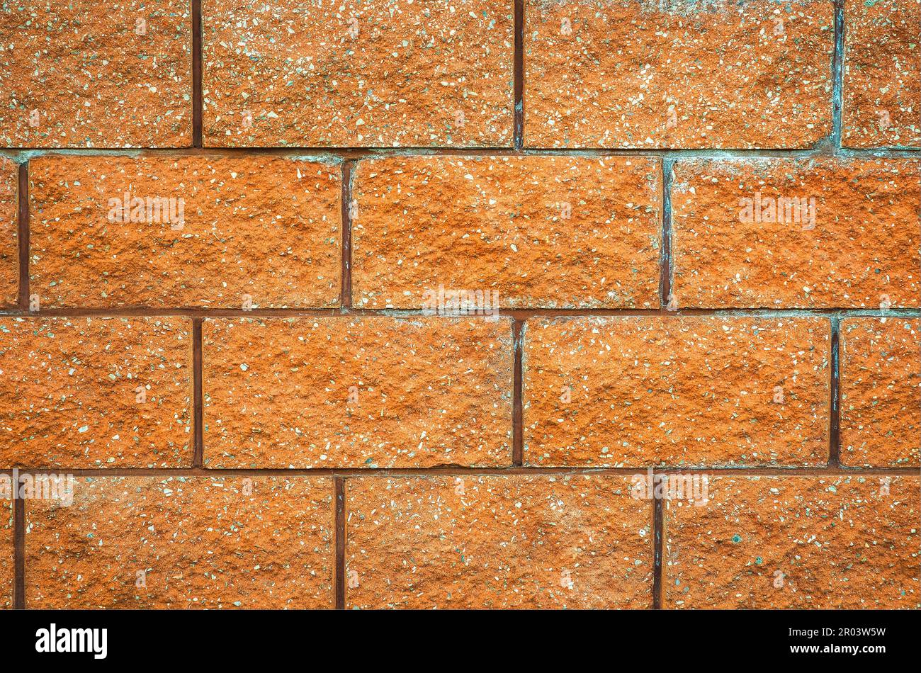 Old bright brick texture. Orange wall to use as a background Stock ...