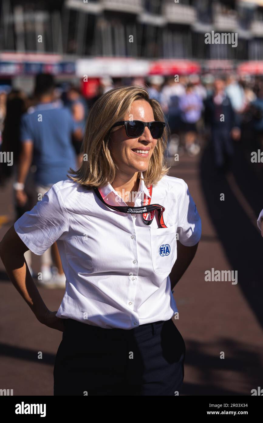 Natalie Robyn, CEO of the FIA, portrait during the 2023 Monaco ePrix ...