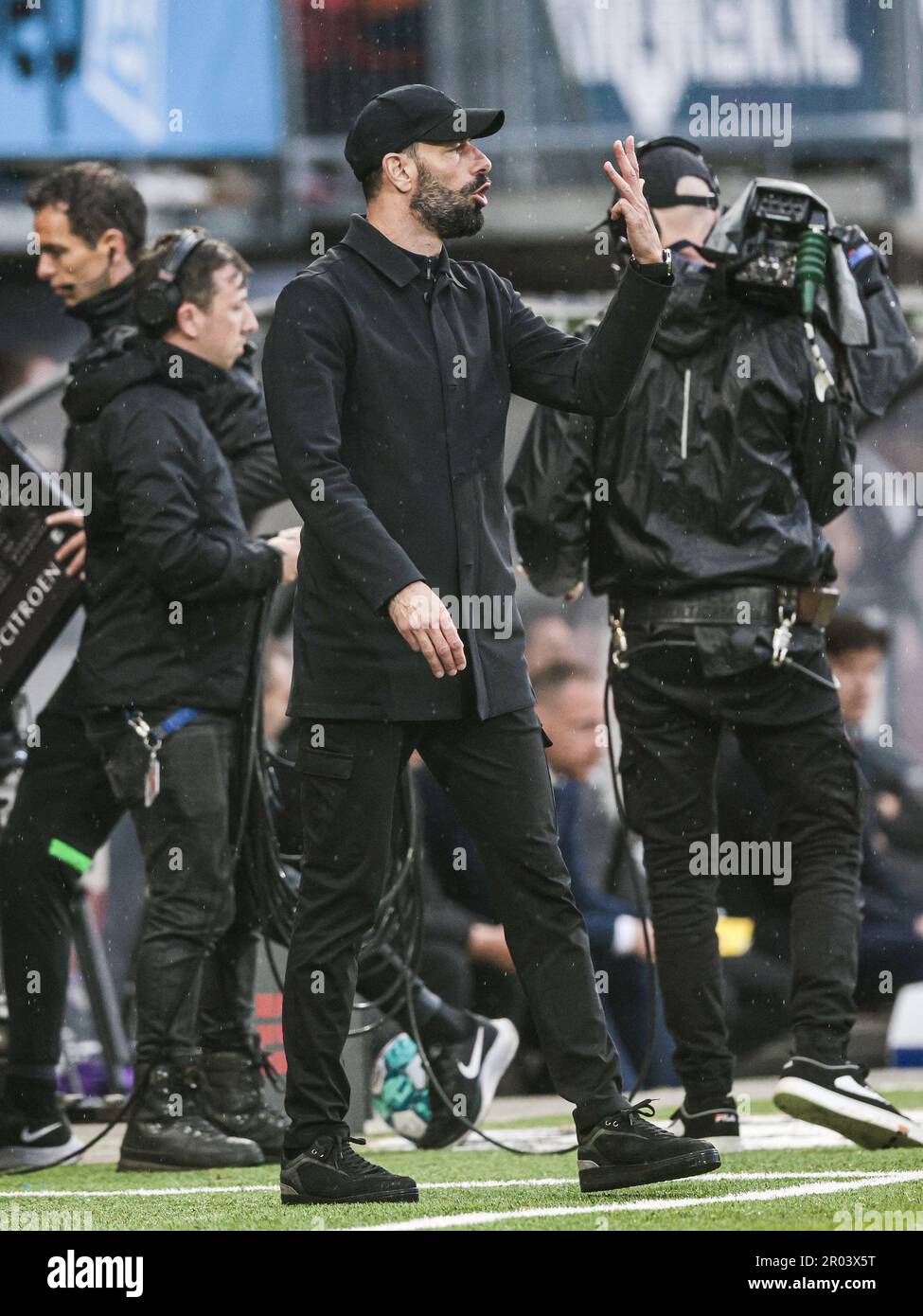 ROTTERDAM - PSV coach Ruud van Nistelrooij during the Dutch Eredivisie ...