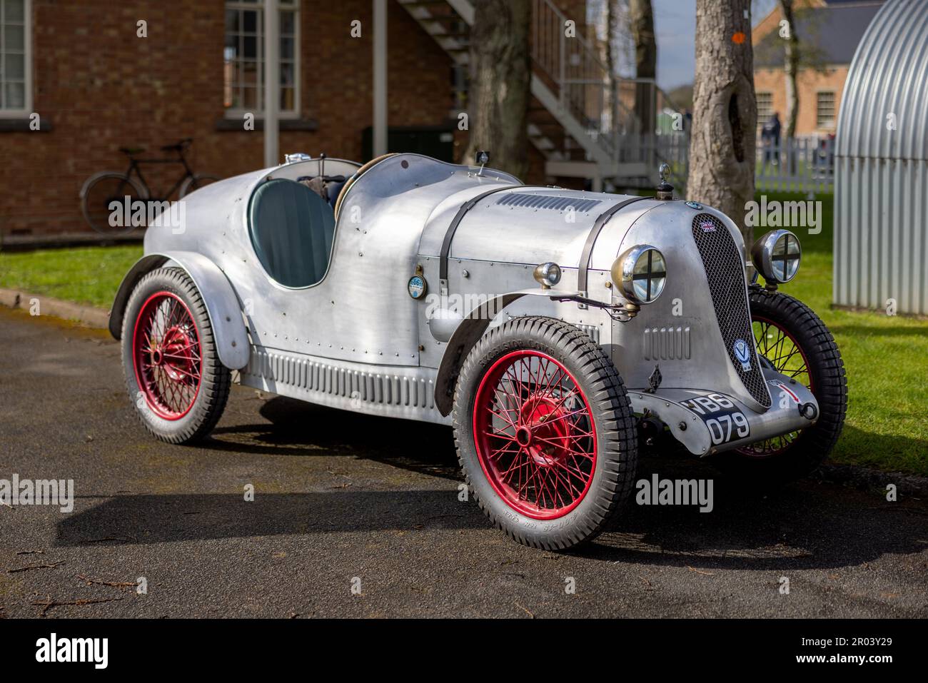 1929 Triumph Super Seven ‘VB 6079’ on display at the April Scramble ...