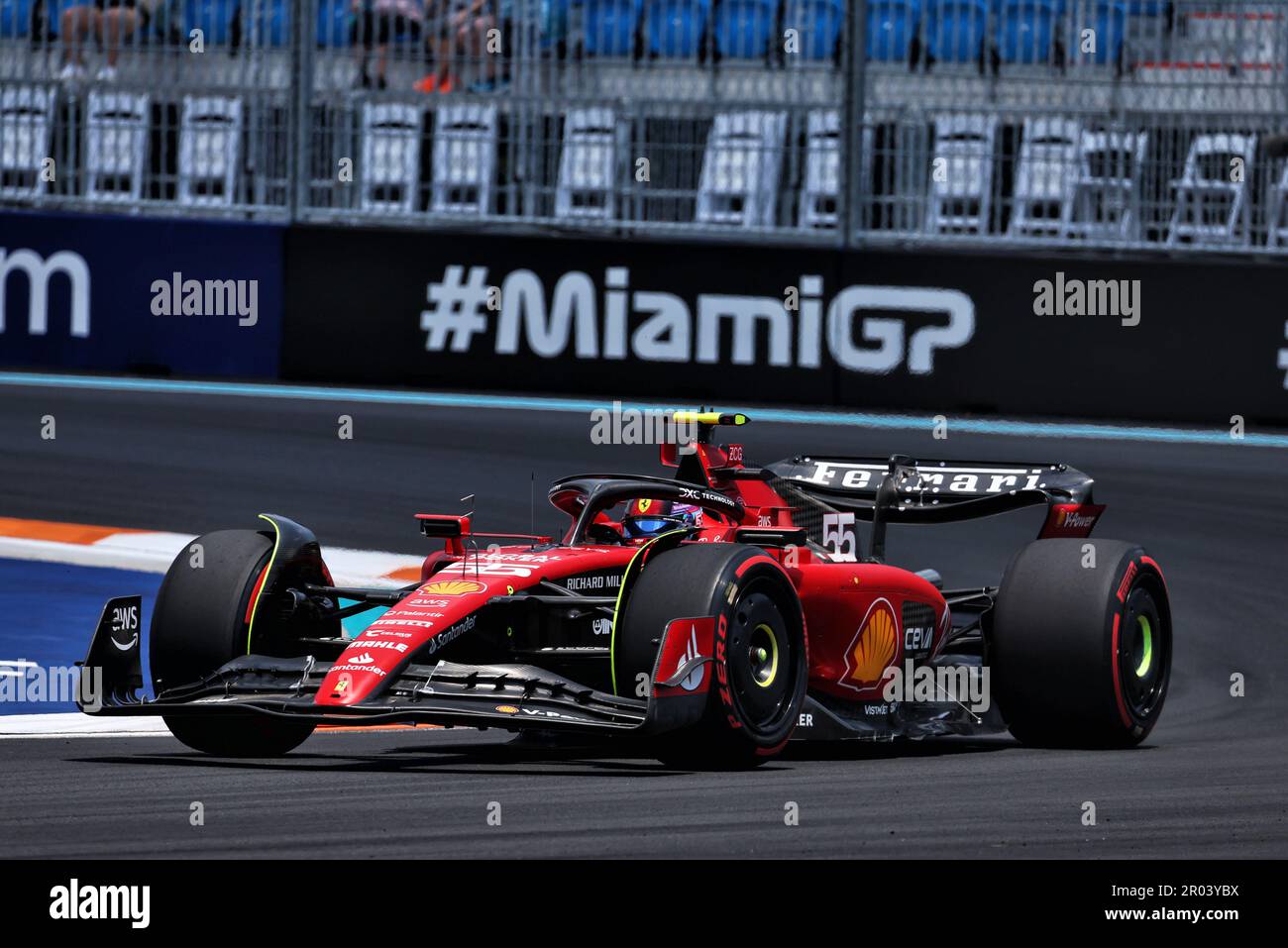 Miami, USA. 06th May, 2023. Carlos Sainz Jr (ESP) Ferrari SF-23. Formula 1 World Championship ...