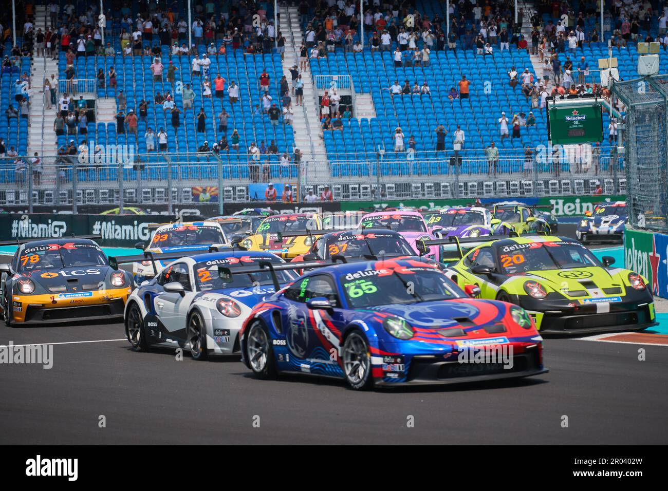 Miami Gardens, FL, USA. 6th May 2023. Porsche Carrera Cup North America ...