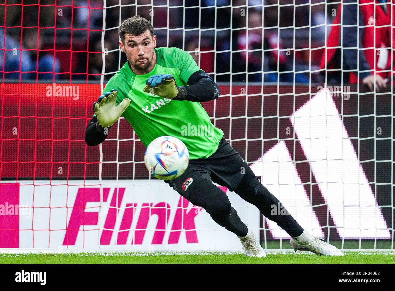 AMSTERDAM - AZ Alkmaar goalkeeper Mathew Ryan during the Dutch premier ...