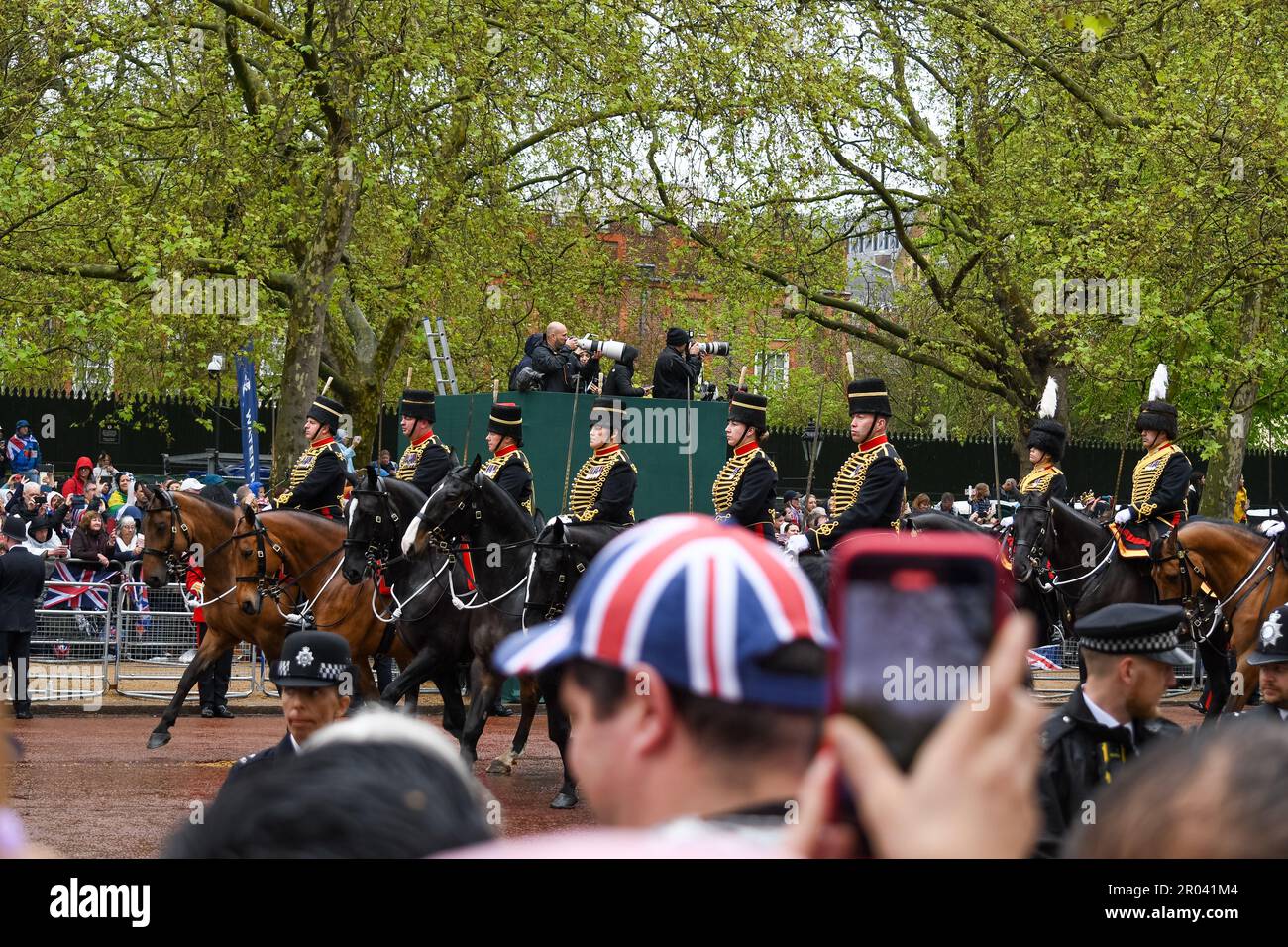 London, UK, 6th May 2023, The Coronation of King Charles III takes place at Westminster Abbey ...