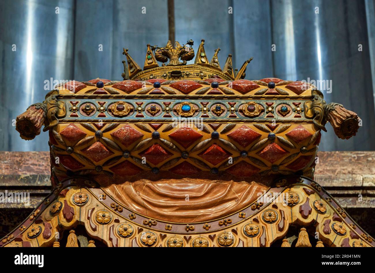 Interior fragment in Medici chapel, Florence, Italy Stock Photo - Alamy