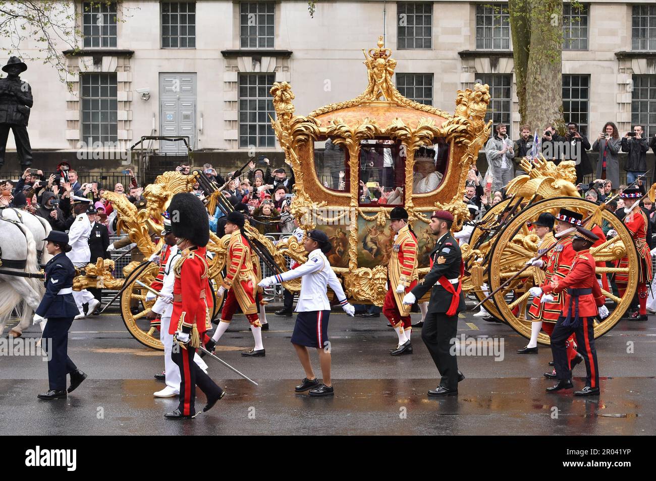 London, England, UK. 6th May, 2023. King Charles III and Queen Camilla ...