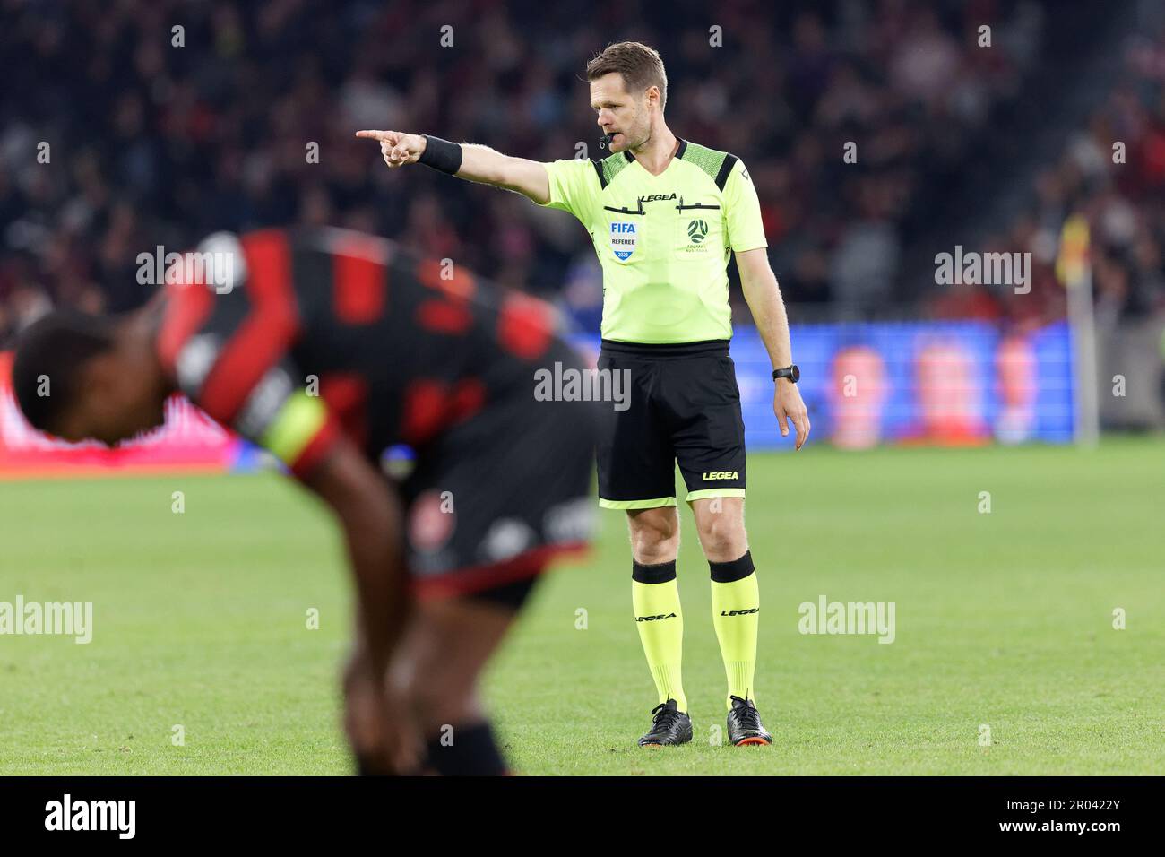 Sydney, Australia. 06th May, 2023. Referee, Chris Beath in action ...