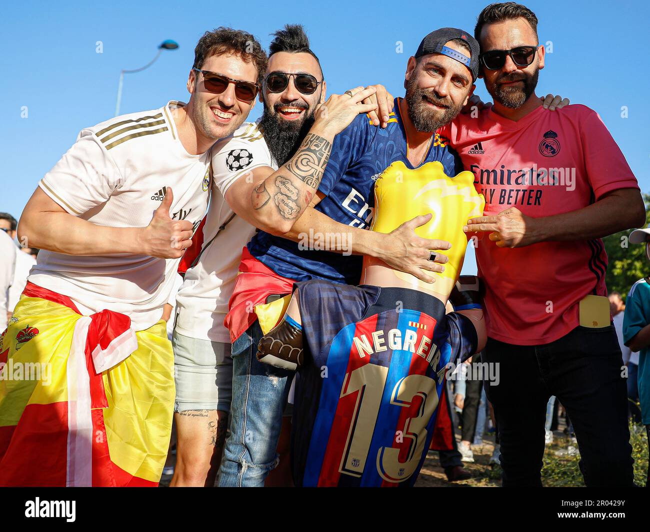 Real Madrid fans during the Copa del Rey match between Real Madrid and ...